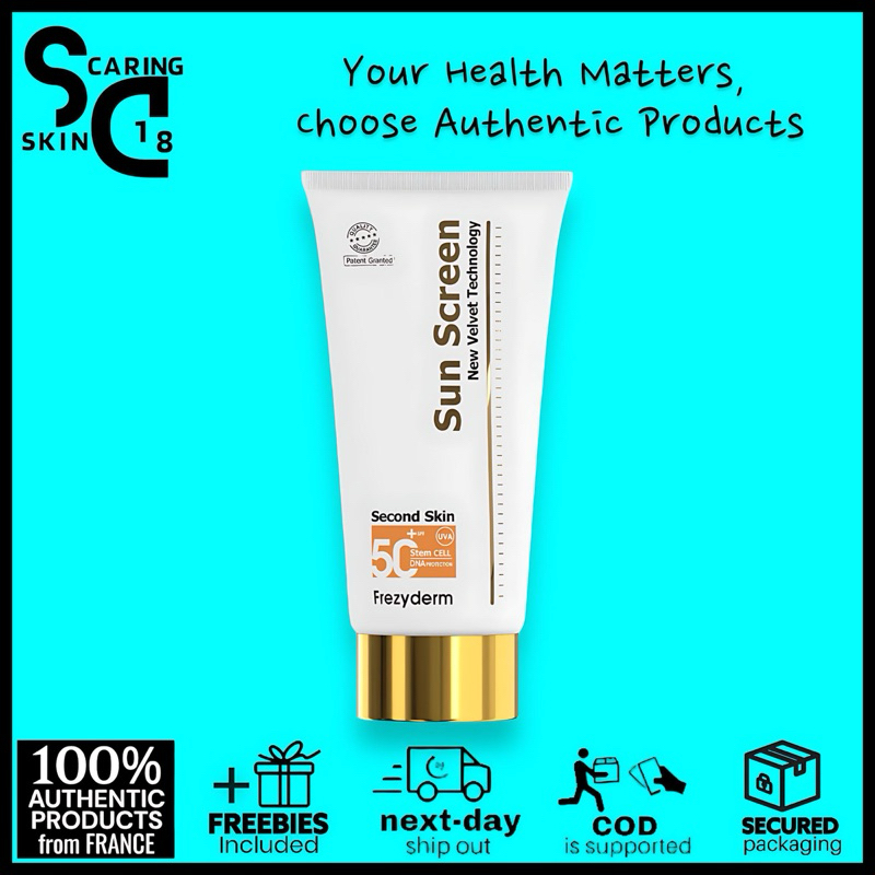 Frezyderm Sun Screen Velvet Second Skin Technology Body Lotion SPF50 ...