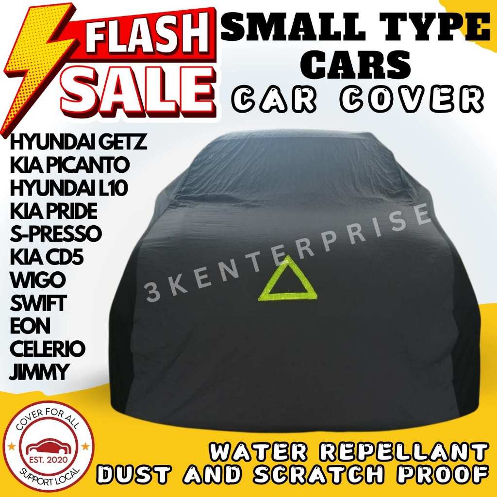 SMALL CAR HIGH QUALITY CAR COVER - SCRATCH, AND DUST PROOF - BUILT IN ...