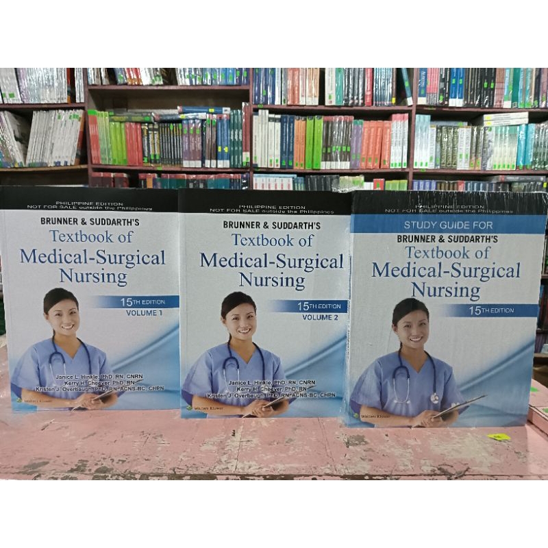 Brunner Textbook of Medical Surgical Nursing 15th Edition(Original ...