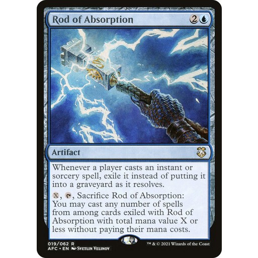 Rod of Absorption - Adventures in the Forgotten Realms Commander (AFC ...