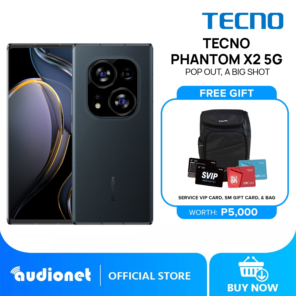 Tecno Phantom X2 5G Smartphone | 8GB RAM+256GB ROM | MediaTek Dimensity 9000 | 64MP Triple Rear ...