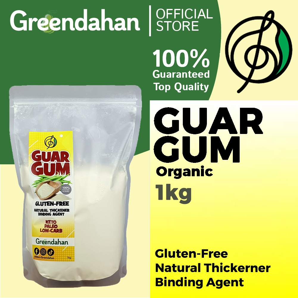 GREENDAHAN / Food Grade Guar Gum 1Kg | 500g - Thickening Powder ...