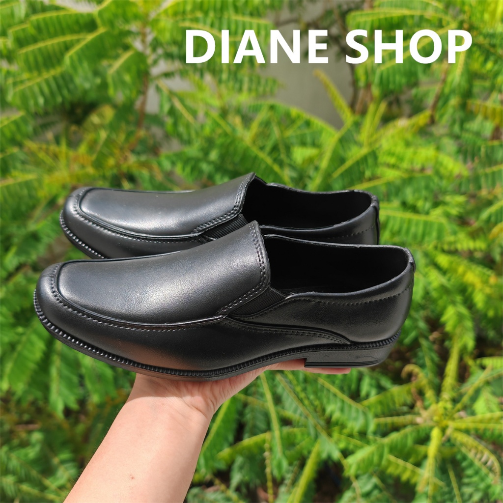Boys' black shoes 608#Fashionable versatile small black shoes student ...