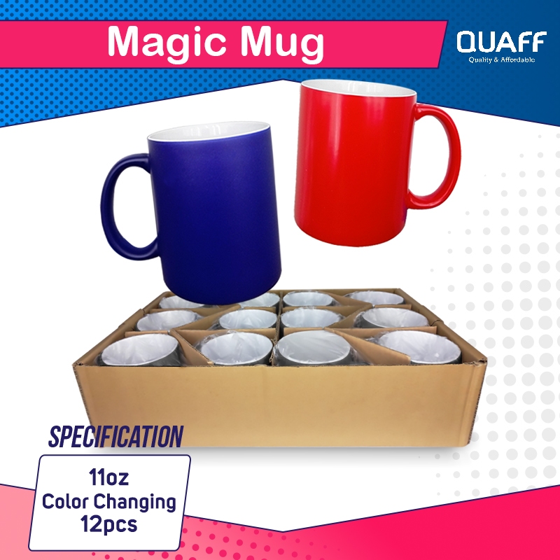 QUAFF Magic Mug Blue Glossy I Matte (12pcs) | Shopee Philippines