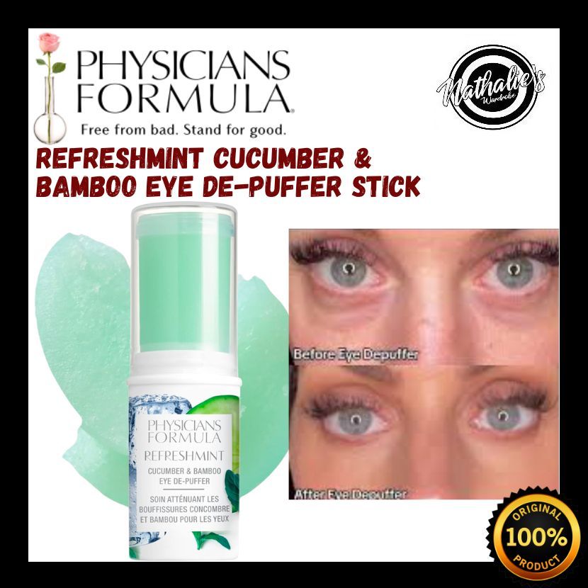 ONHAND Physicians Formula Refresh Mint Cucumber & Bamboo Eye De-Puffer ...