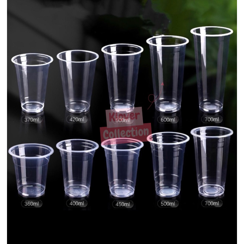 1 Box Y-Cup Milktea Cup/Frappe/Juice/Coffee Disposable Plastic PP Cups ...