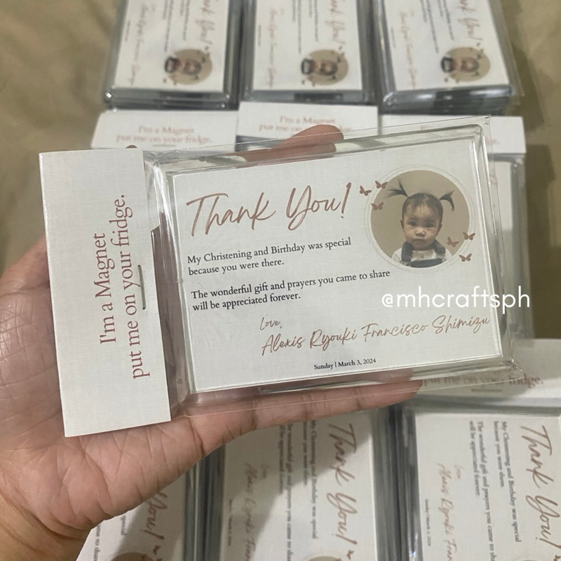 Acrylic Ref Magnet Souvenir for any occasion | Shopee Philippines