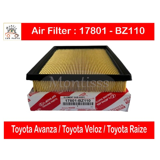 Air Filter for Toyota Avanza / Toyota Veloz / Toyota Raize 2022 ...