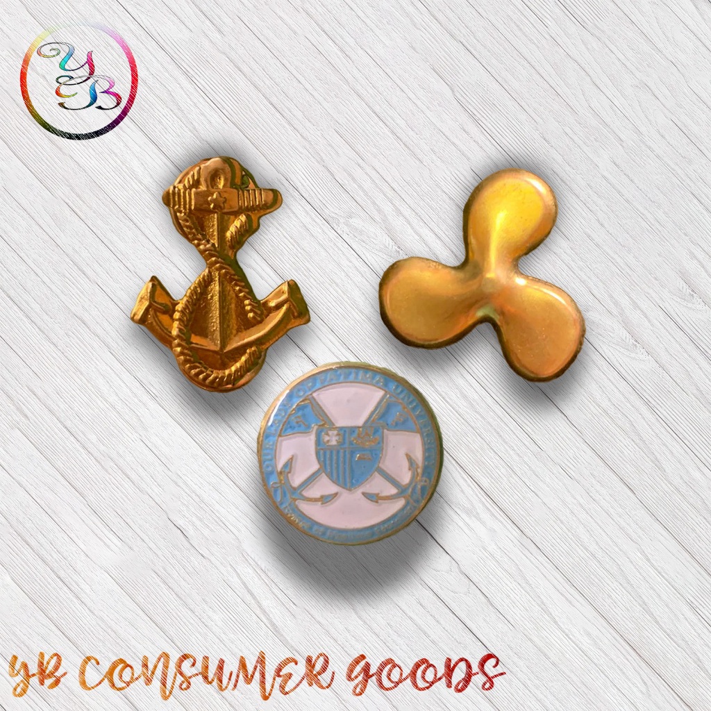 Maritime Logo collar Pin Marine Seaman Uniform Logo pin Accessories ...