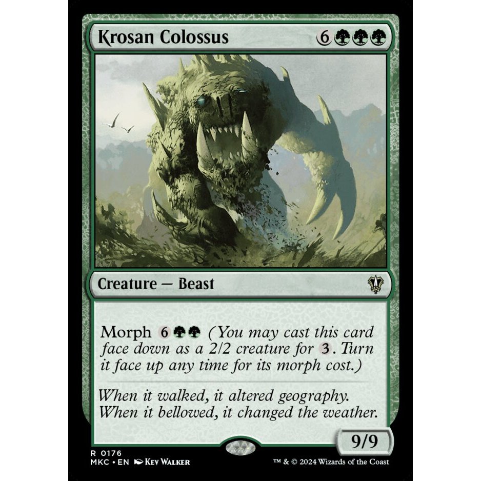 Magic the Gathering | Krosan Colossus | Shopee Philippines