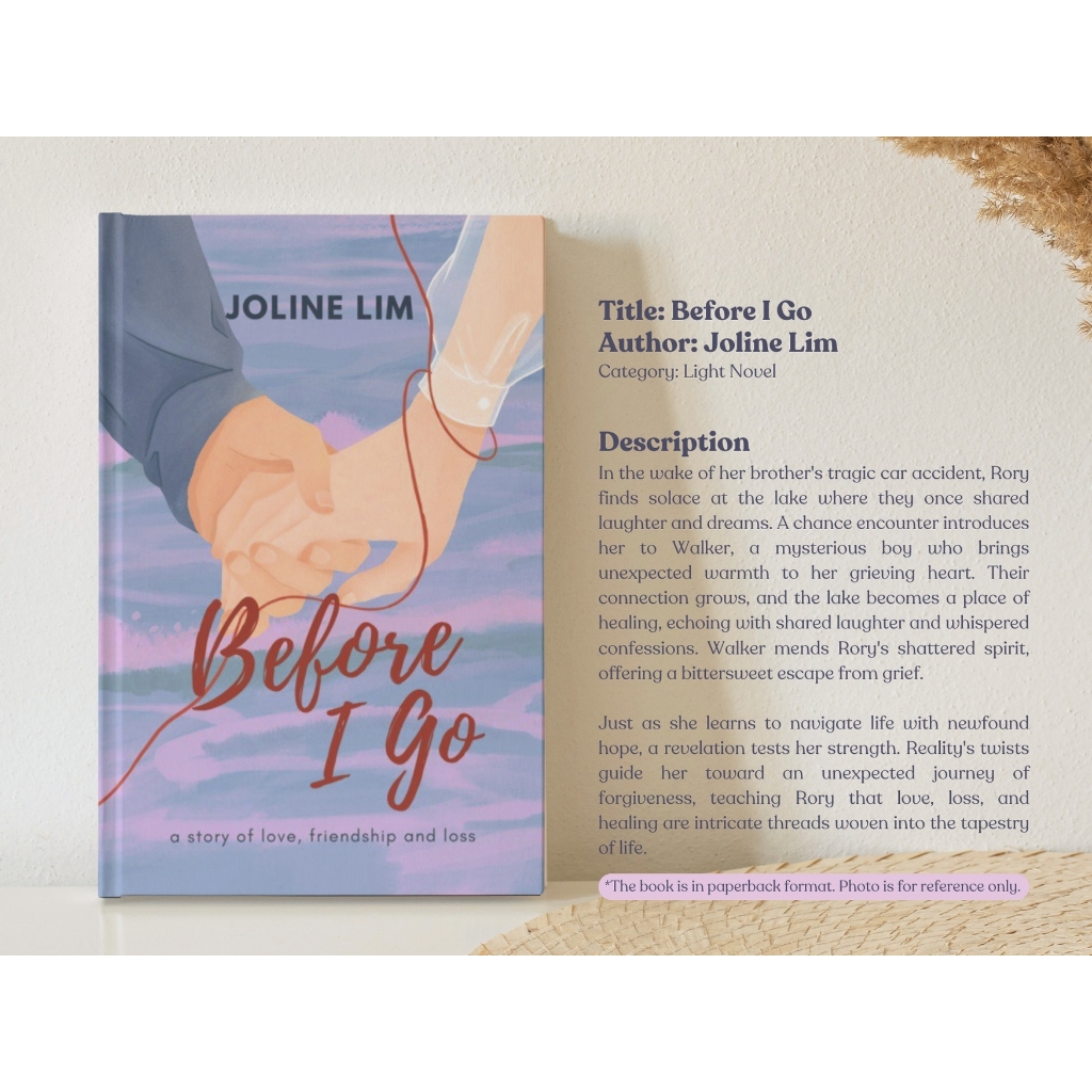 Before I Go | Joline Lim | Light Novel | Shopee Philippines