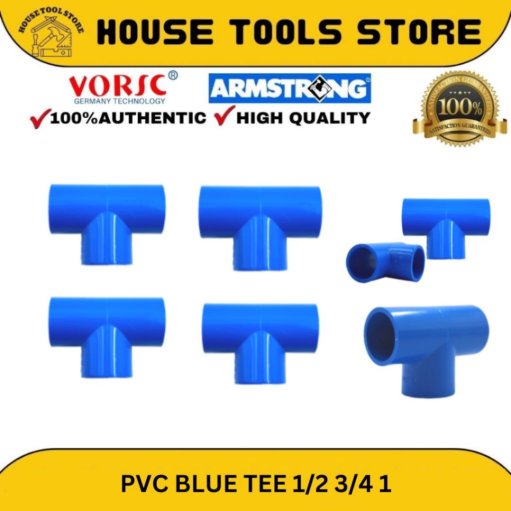 PVC BLUE TEE 1/2 3/4 1 | Shopee Philippines
