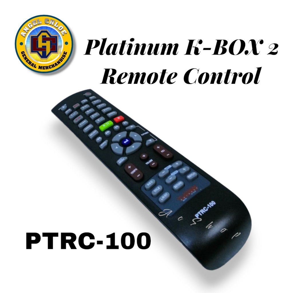 Platinum Remote Control for JR LITE / JR 2 / KBOX-2 karaoke players ...