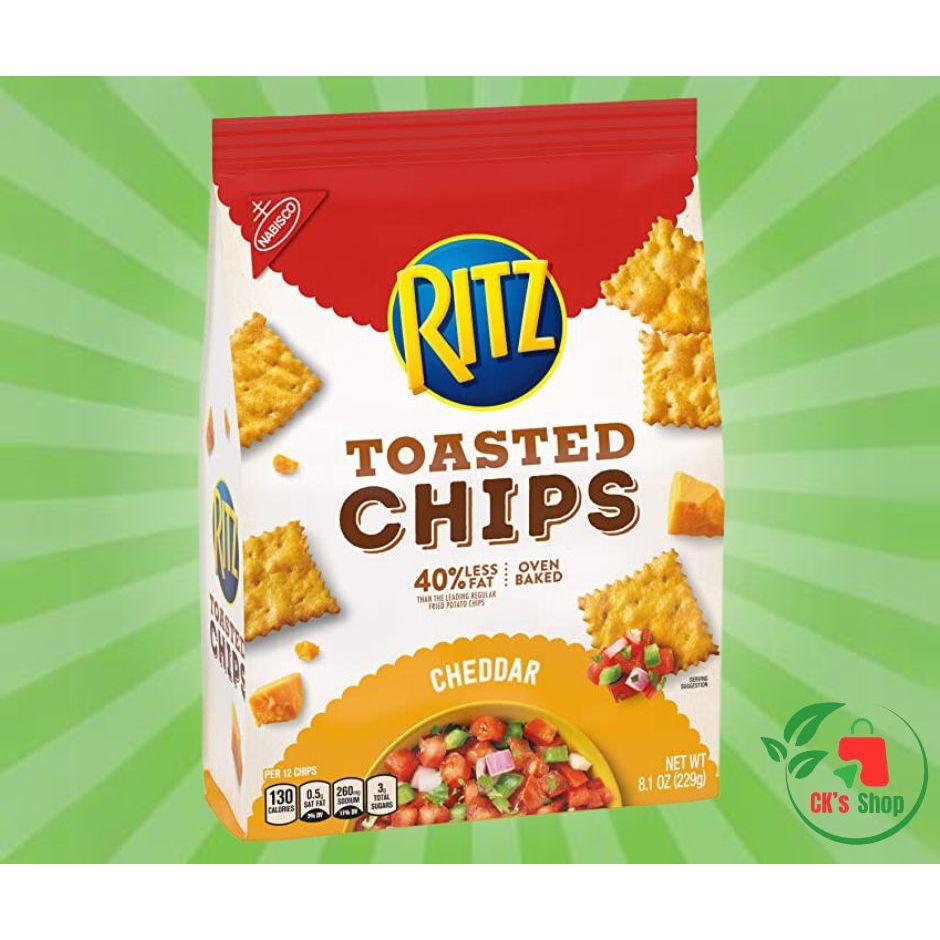 Ritz Toasted Chips Cheddar | Shopee Philippines