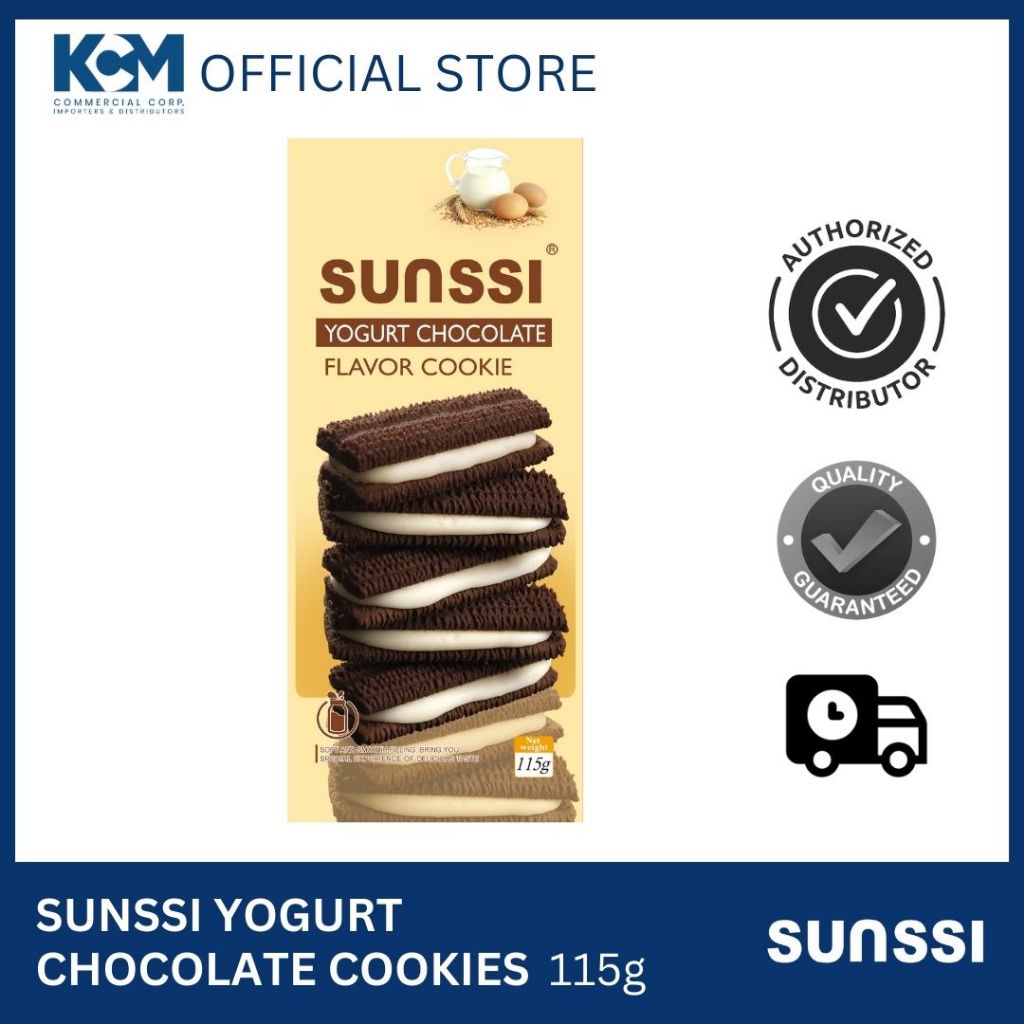 Sunssi Yogurt Chocolate Cookies 115g | Shopee Philippines