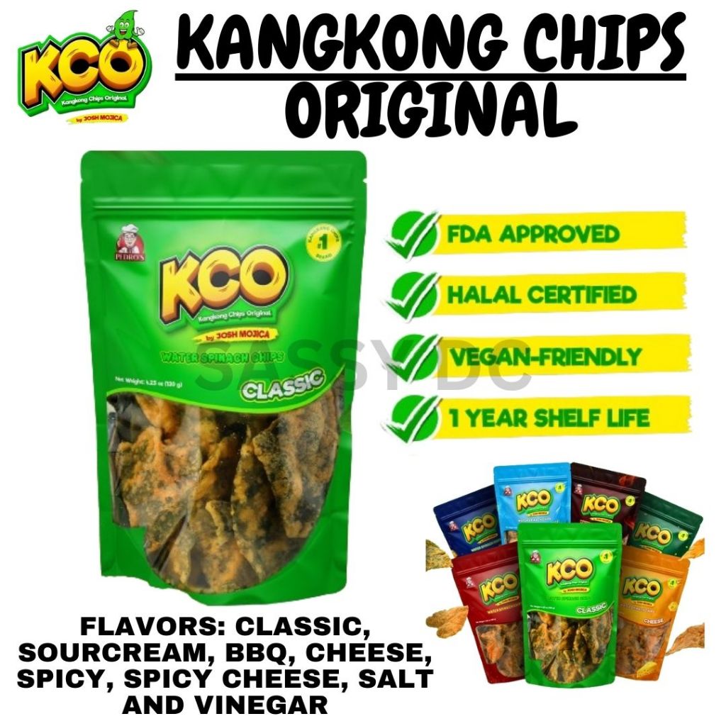 Kangkong Chips Original Healthy and Crunchy with Different Flavor to ...