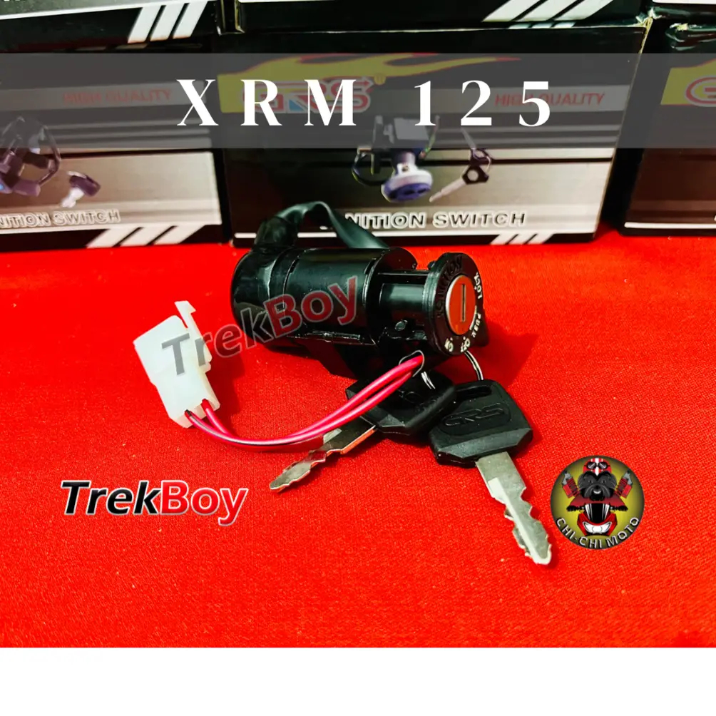 IGNITION SWITCH FOR MOTORCYCLE XRM 125 - ORIGINAL GRS [ PLUG AND PLAY ...
