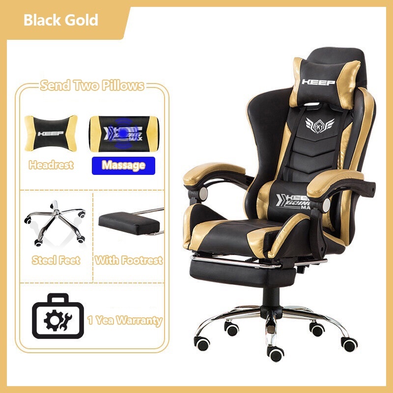 Leather Gaming Chair office chair ergonomic chair computer chair ...