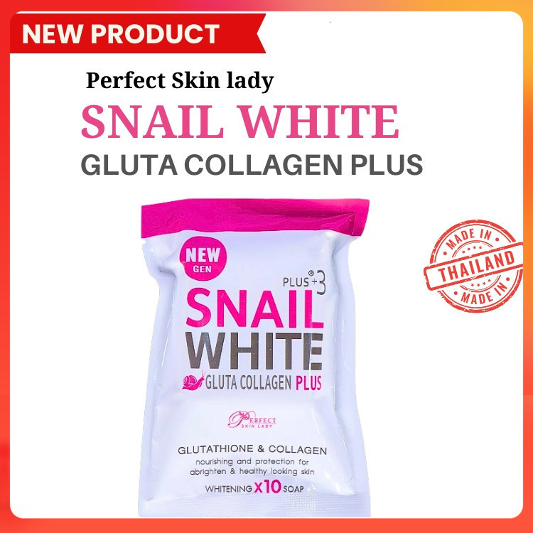 Snail White Collagen Body Soap x10 Skin Whitening Soap | Shopee Philippines