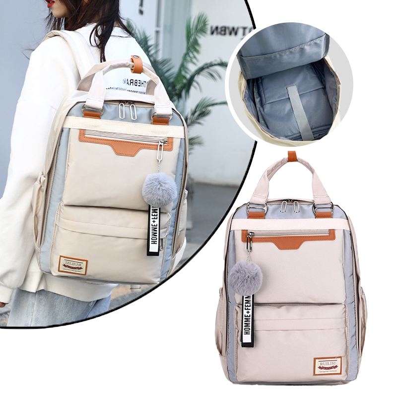 Doughnut macaron backpack laptop bag 15.6 inches Schoolbag Waterproof ...
