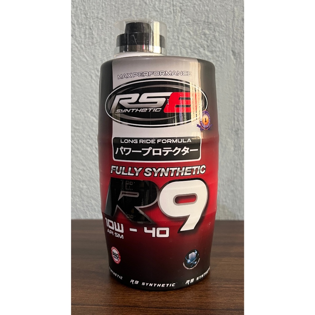 RS8 1LITER R9 FULLY SYNTHETIC ENGINE OIL 10W-40 | Shopee Philippines