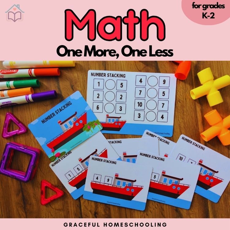 Math Flashcards: Comparing Number Stacking Ship for Preschool ...