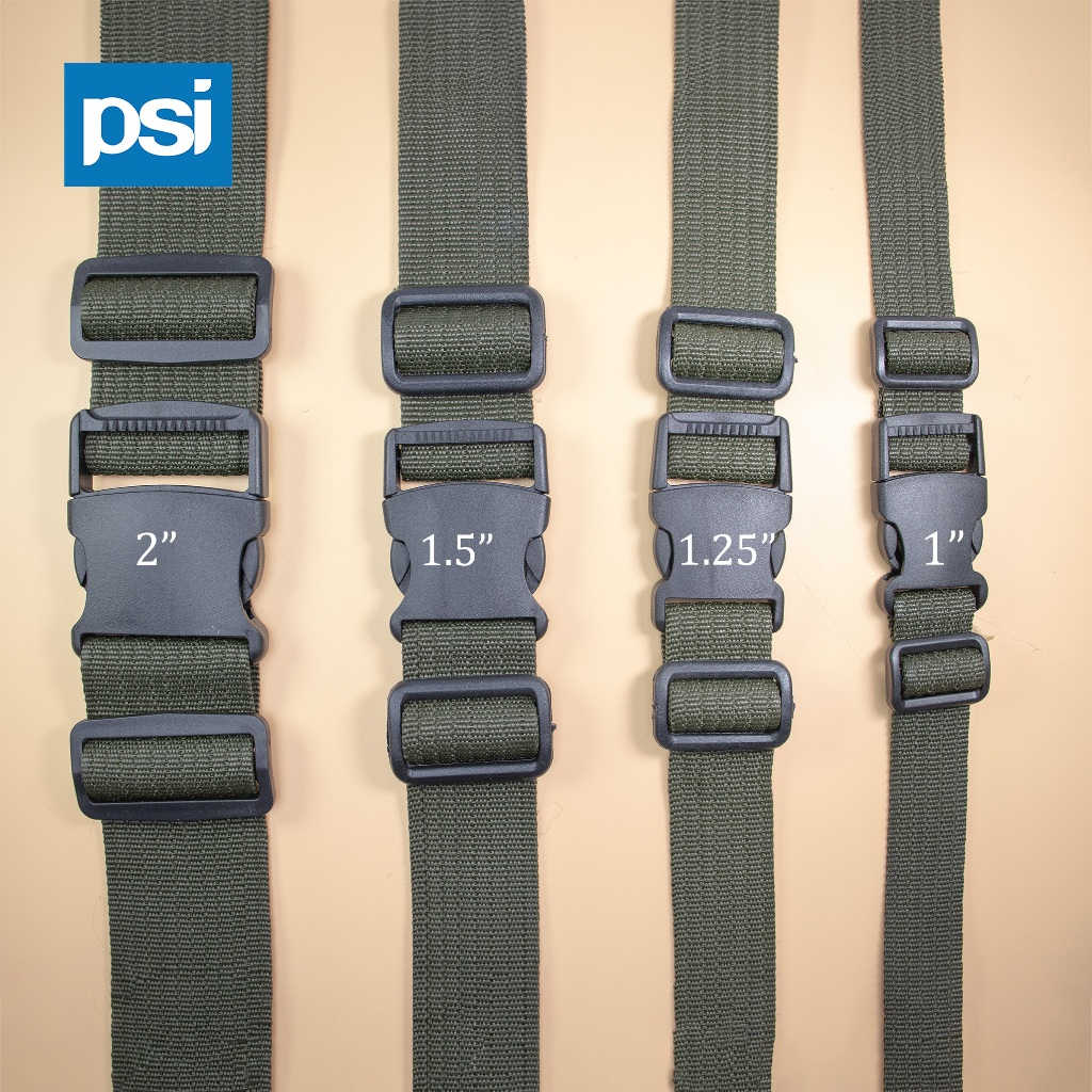 Psi Quick Release Tactical Belt Plain Buckle sizes 20mm 32mm 38mm 50mm ...