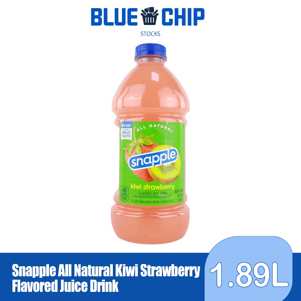 BlueChipsStocks Snapple All Natural Kiwi Strawberry Flavored Juice ...