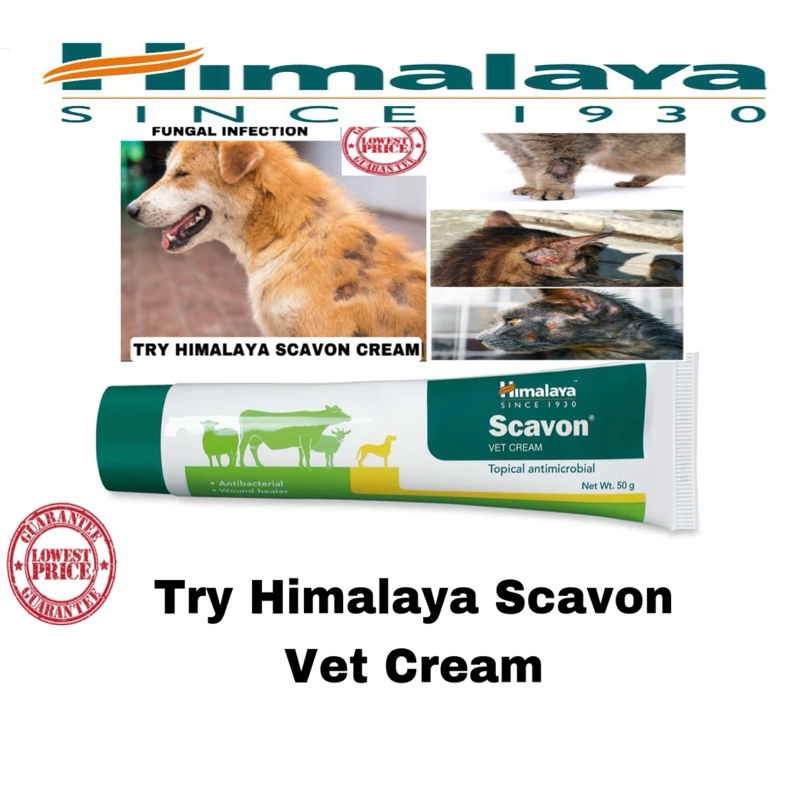 Himalaya Scavon Cream Pet Wound Healer Antimicrobial Cream | Shopee ...