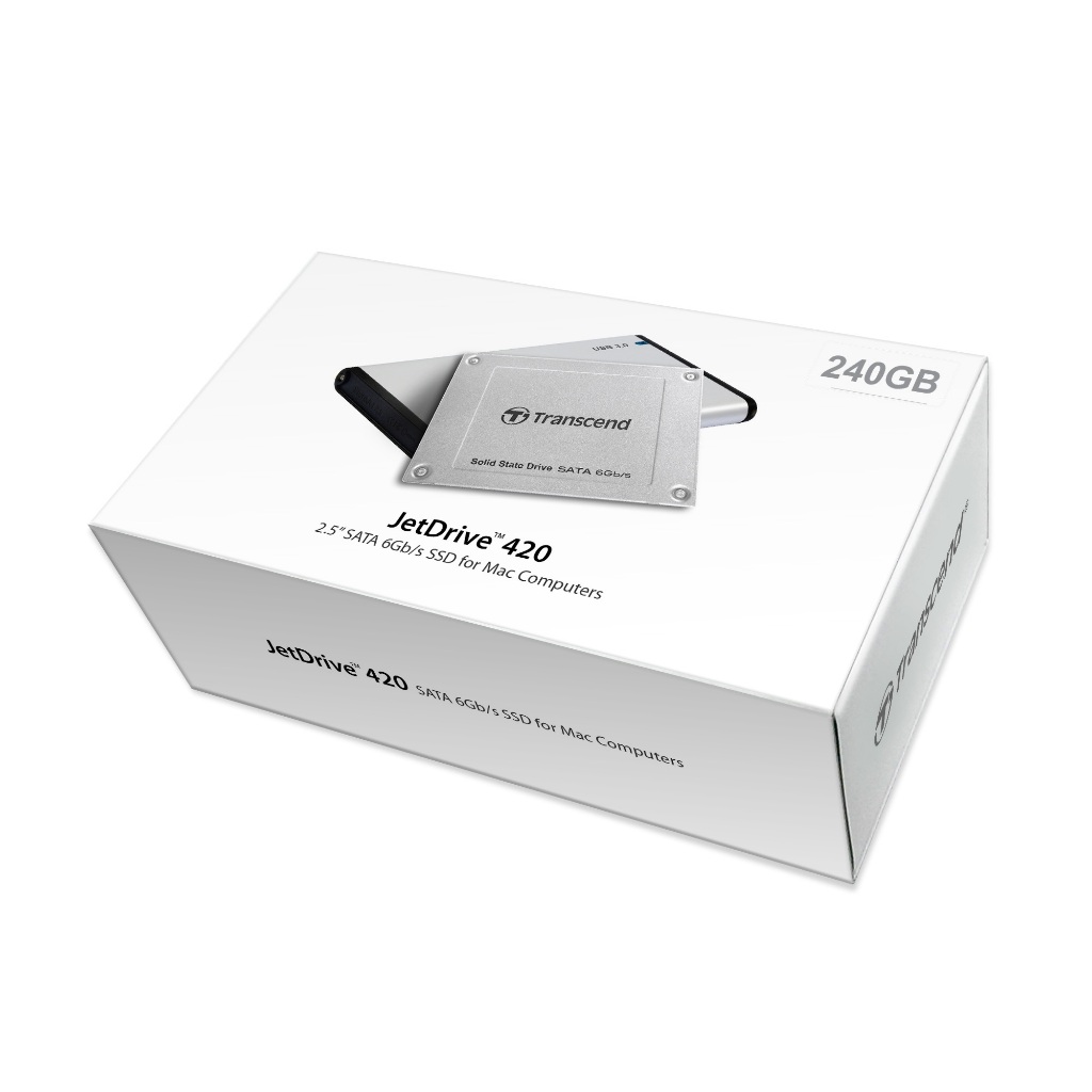Transcend JetDrive JDM420 240G/480G SATA III 6Gb/s For MacBook Pro/MacBook/Mac mini/2 years ...