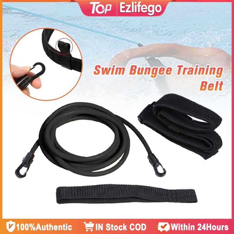 3 Meter Swim Bungee Training Belt Adjustable Swim in Place Swimming ...