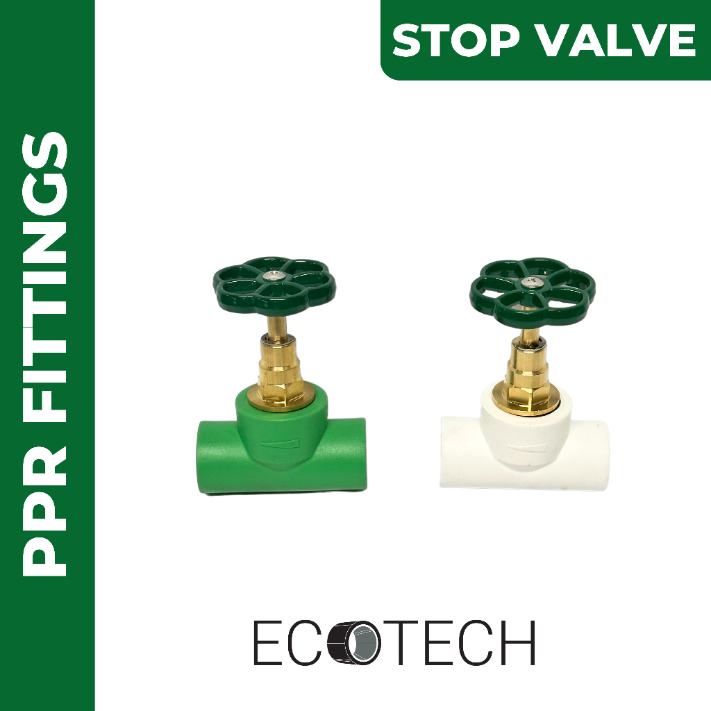 ECOTECH™ PPR Fittings - STOP VALVE (110mm) | Shopee Philippines