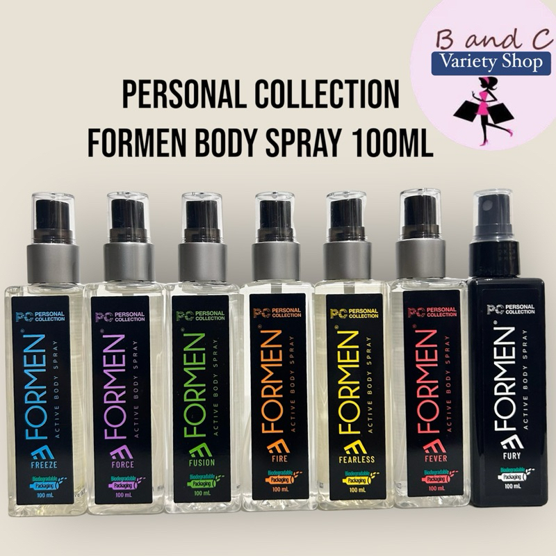 PC FORMEN BODY SPRAY 100ML | Shopee Philippines