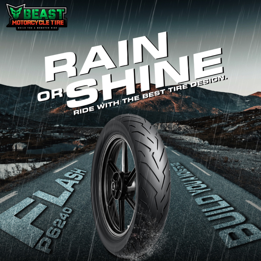 BEAST TIRE FLASH TUBELESS 17's w/ FREE SEALANT AND PITO | Shopee ...