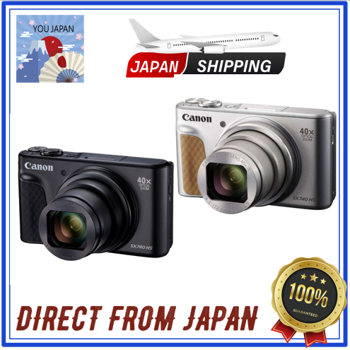 ~100% Brand new~ Canon Compact Digital Camera PowerShot SX740 HS Black ...