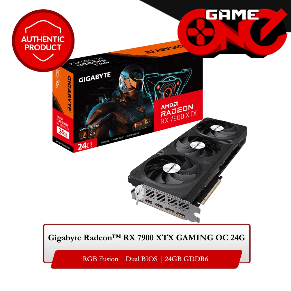 Gigabyte Radeon™ RX 7900 XTX Gaming OC 24GB GDDR6 Graphics Card ...