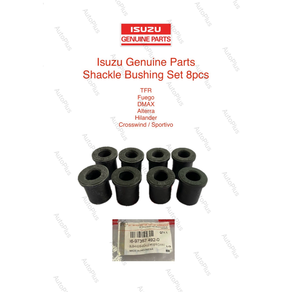 Shackle Bushing Rear Leaf Spring Bushing (Set): Crosswind Sportivo TFR ...