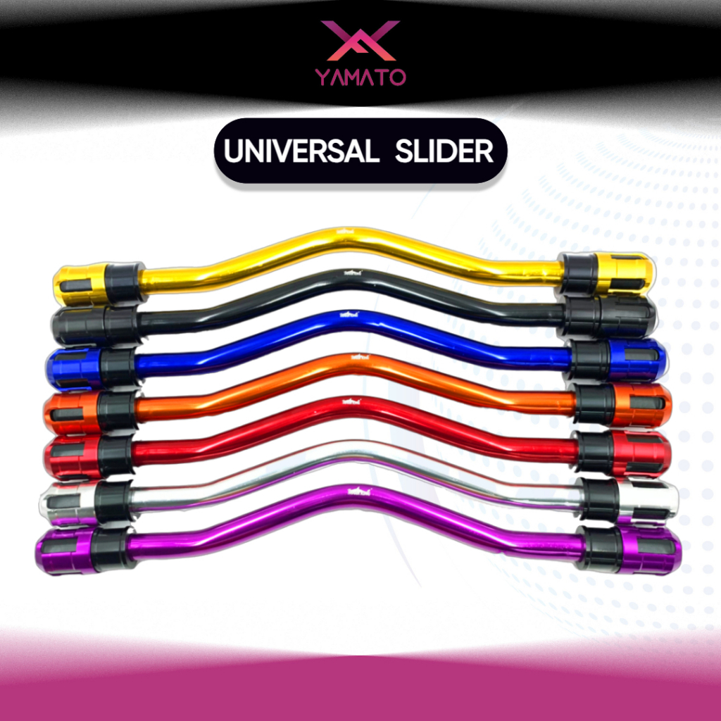 YAMATO MOTORCYCLE UNIVERSAL SLIDER FOOTREST ALLOY 58CM | Shopee Philippines