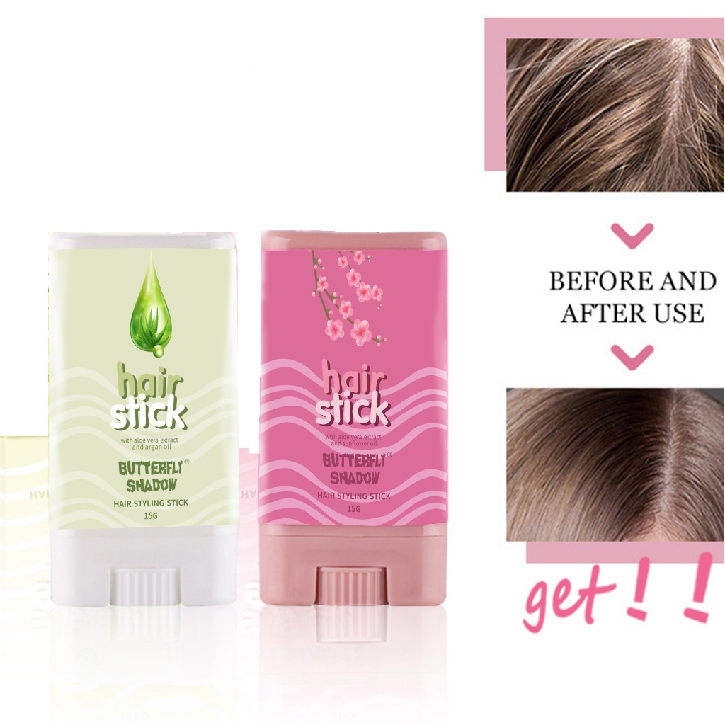 15g Butterfly Shadow Hair Styling Stick with Aloe Vera and Argan ...