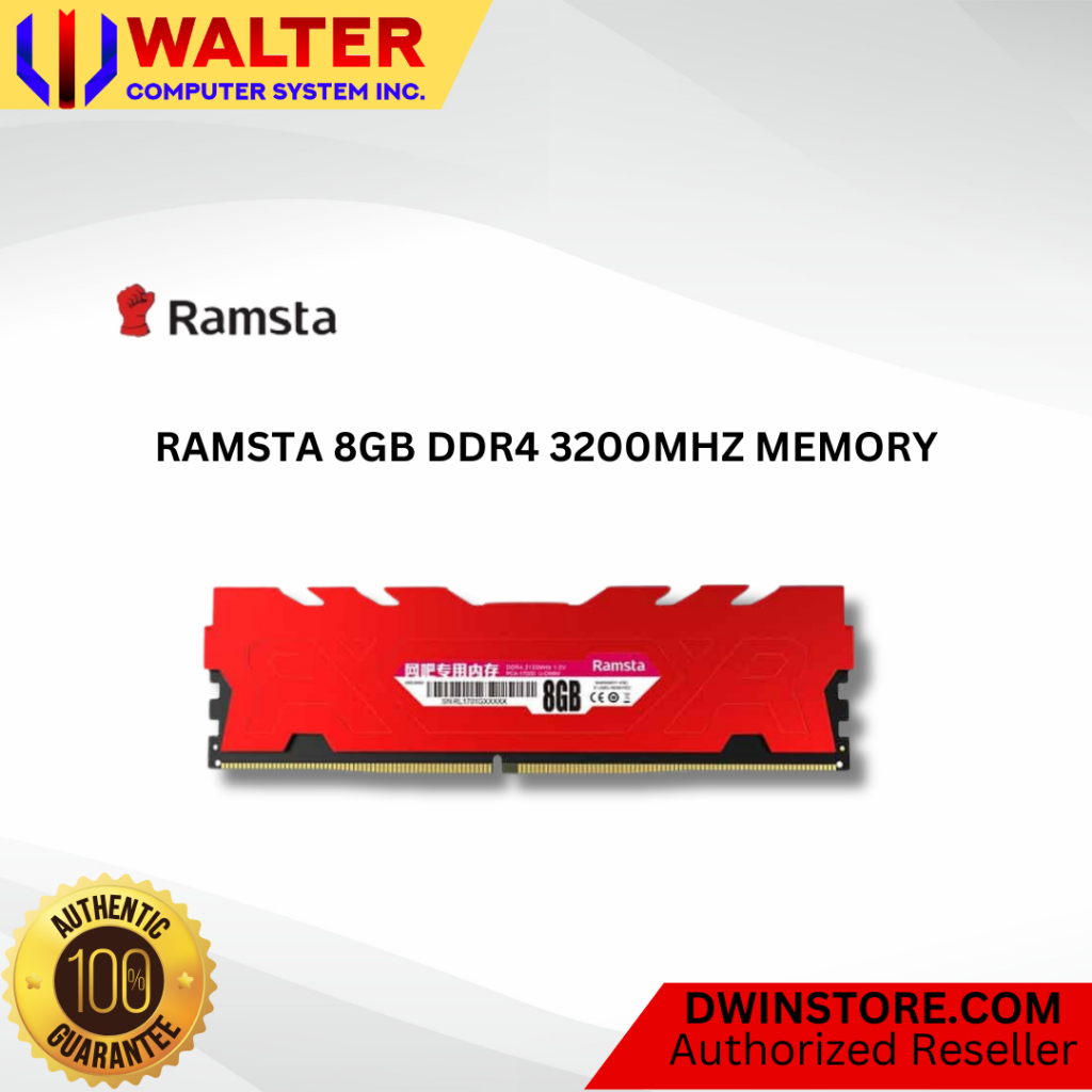 RAMSTA 8GB DDR4 3200MHZ MEMORY | Shopee Philippines