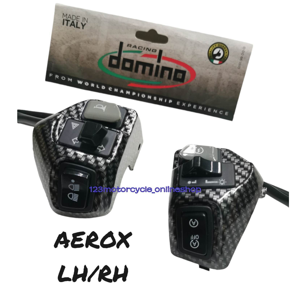 DOMINO Handle Switch Set for Yamaha AEROX155 / MIO i 125 / MIO Sporty ...