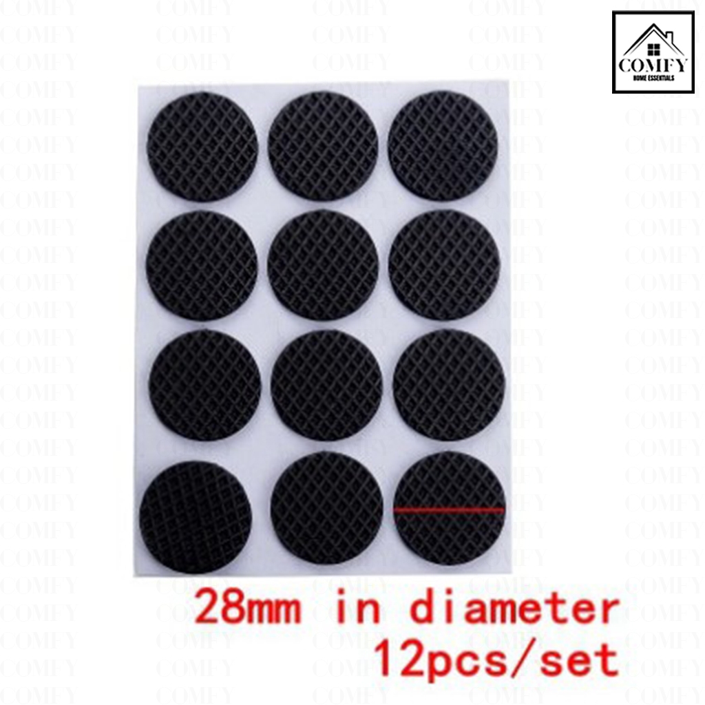 DIY Furniture Chair Leg Pad Table Feet Non-slip Silent Rubber Footings ...