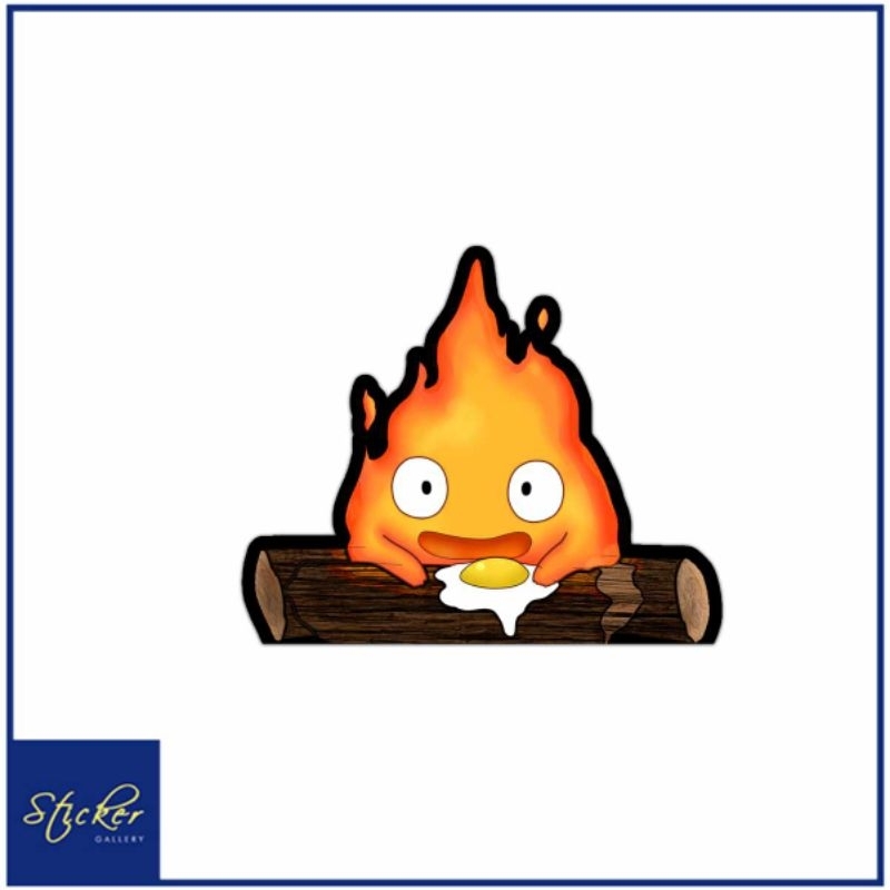 CALCIFER ANIME WATERPROOF STICKER | Shopee Philippines