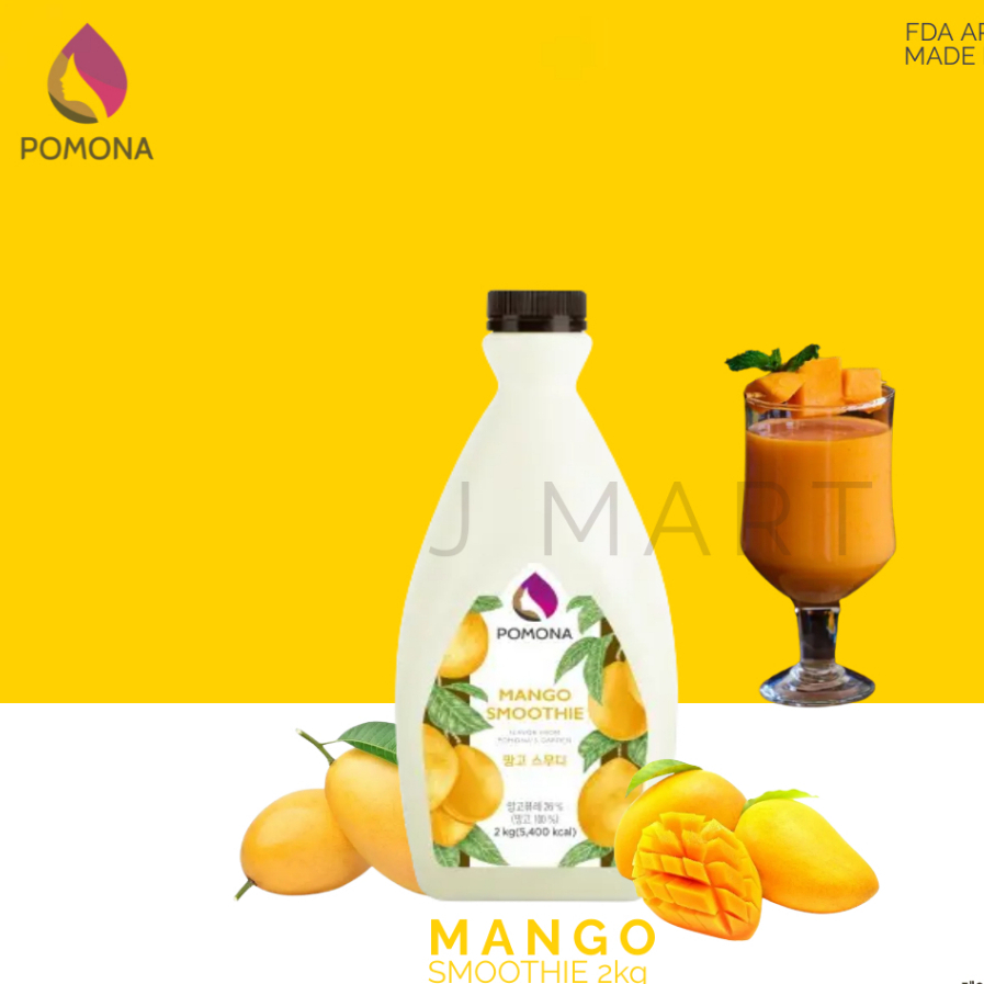 POMONA Mango Smoothie puree blend | Shopee Philippines