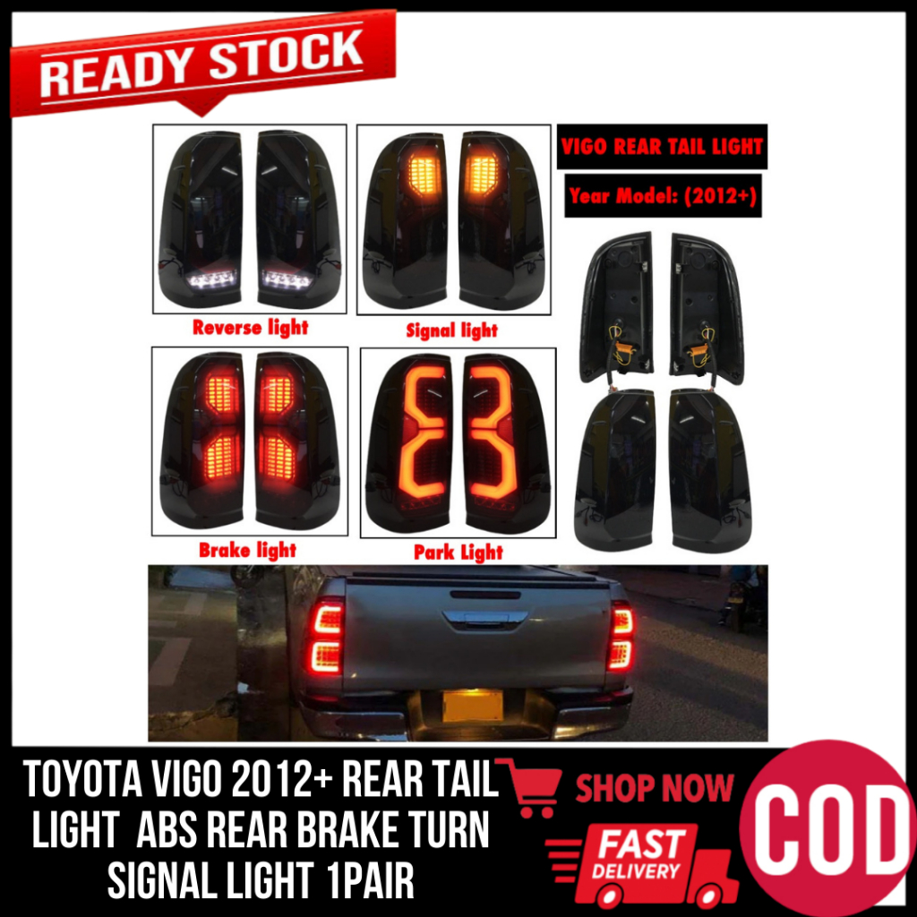 GCAO TOYOTA VIGO 2012+ REAR TAIL LIGHT ABS Rear Brake Turn Signal Light ...