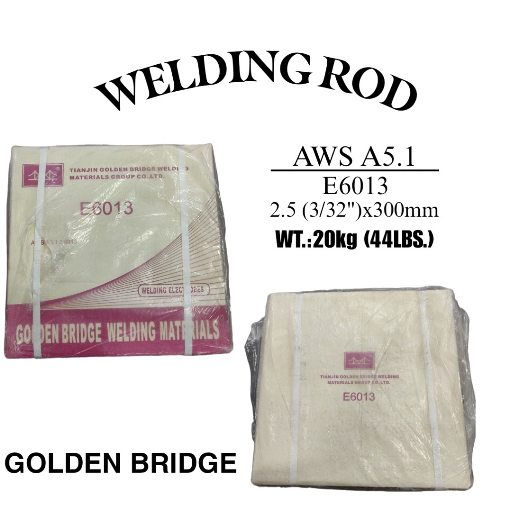 20KG GOLDEN BRIDGE & SOLAR WELDING ROD E6013 (3/32") | Shopee Philippines