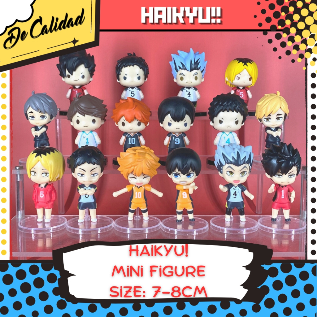 Haikyu Mini Figure Shoyo Hinata Oikawa Kenma Tetsuro Mini Figure ...