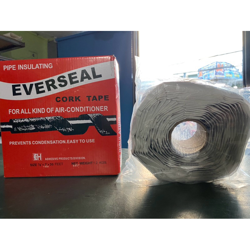 Everseal Cork Tape / Pipe Insulation Tape / Car Aircon Parts | Shopee ...