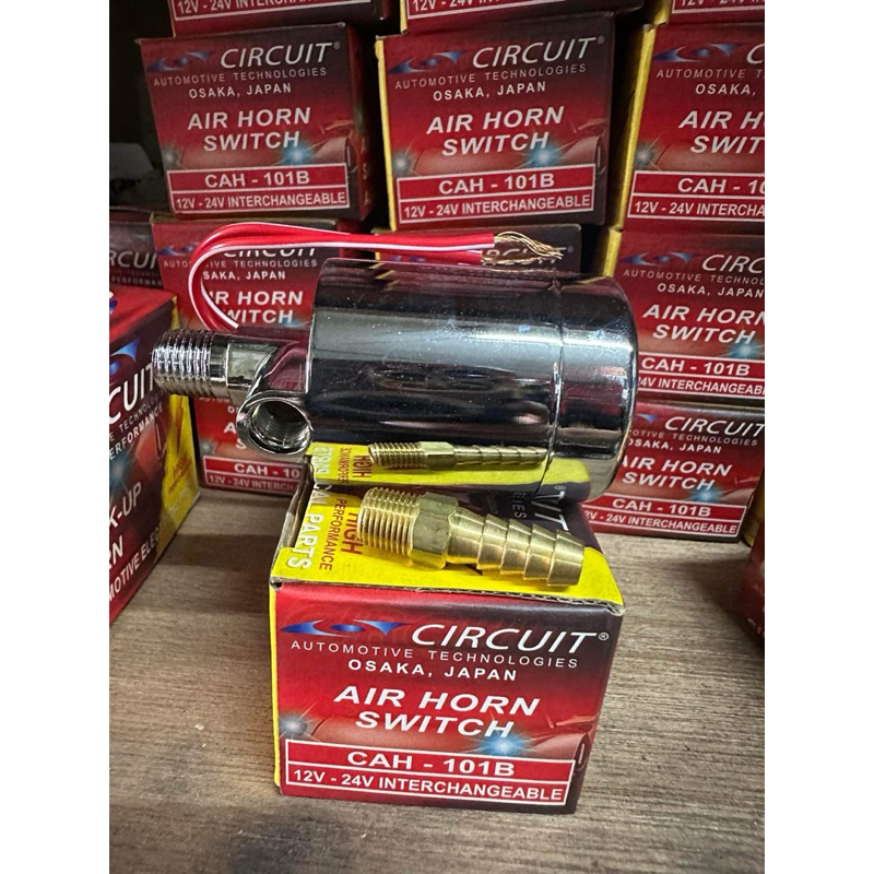 AIR HORN SWITCH 12V-24V INTERCHANGEABLE CAH-101B CIRCUIT | Shopee ...