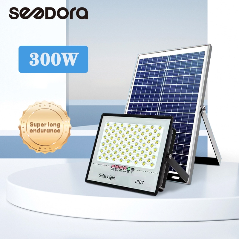 Seedora 300W Solar Light Outdoor Waterproof ip67 Flood Led Street ...